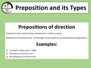 Preposition and Its Types with Examples - Vocabulary Point