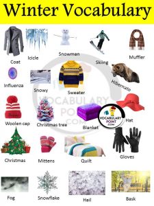Winter Vocabulary Words (Winter Vocabulary List) - Vocabulary Point
