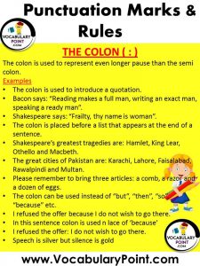 Punctuation Marks Rules and Examples - Vocabulary Point
