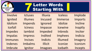 7 Letter Words Archives - Vocabulary Point
