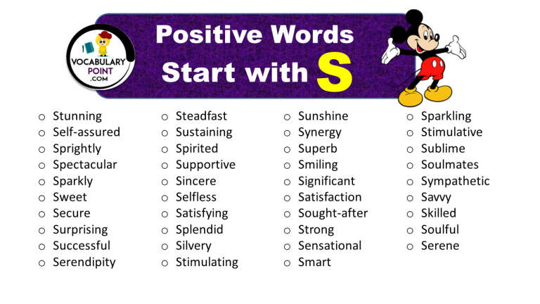 Positive Words That Starting With S Archives - Vocabulary Point