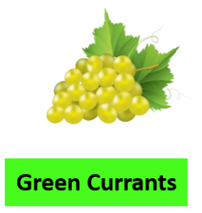 Green Fruits Names - Vocabulary Point