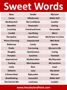 100+ Best Romantic Words In Love( Sweet Romantic Words & Phrases ...