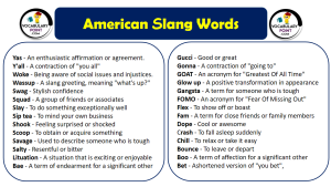 250+ American Slang Words (with Meaning) - Vocabulary Point
