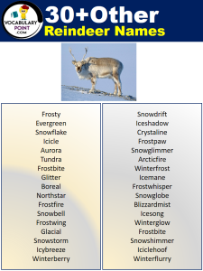 500 + Best Reindeer Names (Male and Female) - Vocabulary Point
