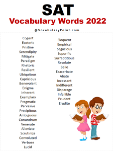 100 Best Sat Vocabulary Words ( Sat Words List ) - Vocabulary Point