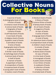 Collective Nouns For Books (With Meaning and Examples) - Vocabulary Point