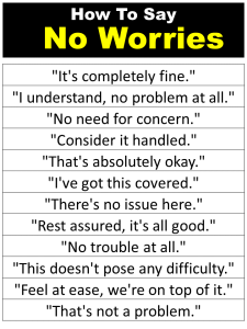 85+ How To Say No Worries Professionally In Email (Creative & Catchy ...