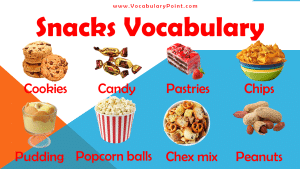 Snacks Vocabulary (Snack Food Vocabulary) - Vocabulary Point