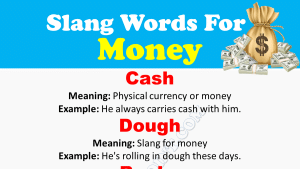 50+ Slang Word for Money - Vocabulary Point