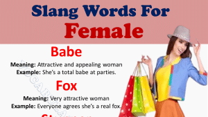 Slang Words For Attractive Female - Vocabulary Point